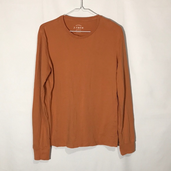 J. Crew Factory | Tops | J Crew Rust Burnt Orange Color Tee Shirt Size ...